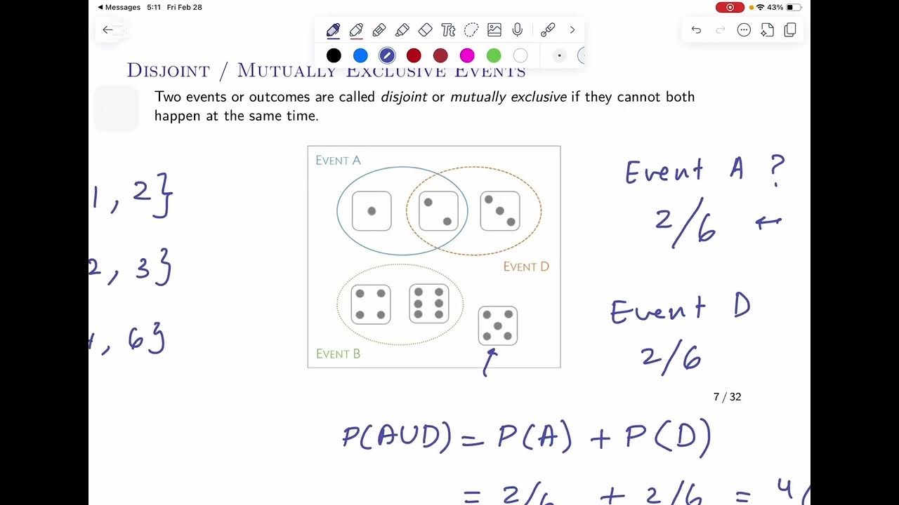 Unit 2: probability (part 1) - YouTube