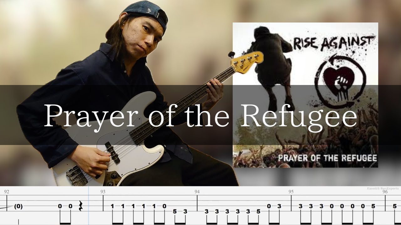 Rise Against - Prayer of the Refugee Bass Cover 弾いてみた TAB - YouTube Music