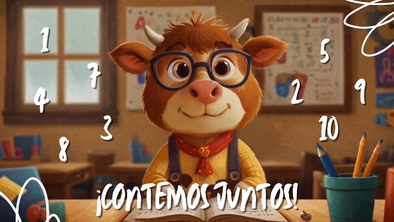 LOS NÚMEROS del 1 al 10 - Vídeo educativo para aprender a contar - YouTube