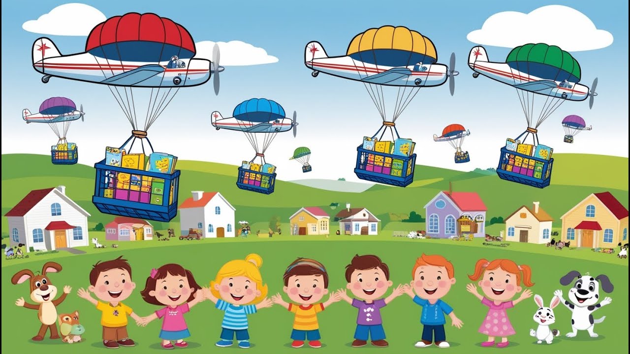 Fly High, Sky Friends! 🚀 | Fun & Educational Kids’ Plane Song | Kids ...