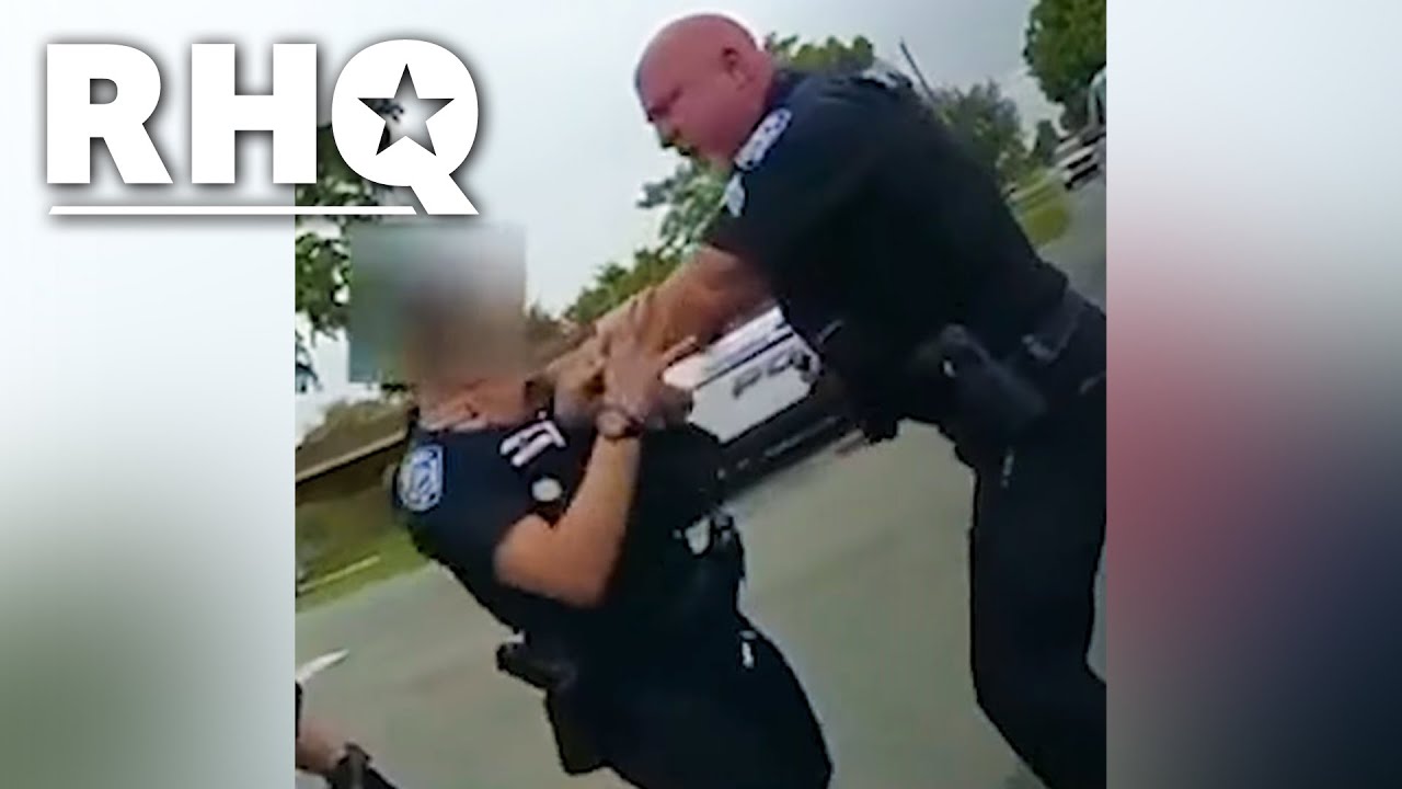 Lunatic Cop Caught LOSING IT On His Fellow Officer - YouTube
