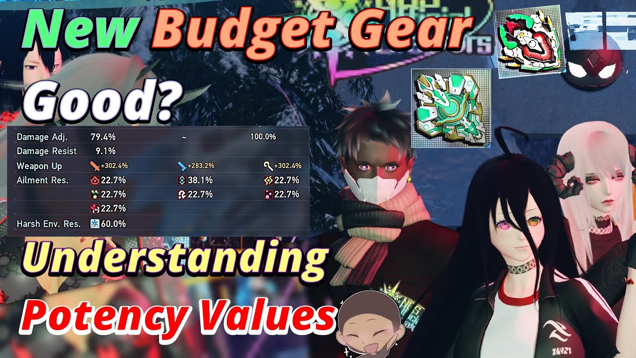 PSO2 NGS | NEW Budget Gear And UNDERSTANDING POTENCY VALUES! - YouTube