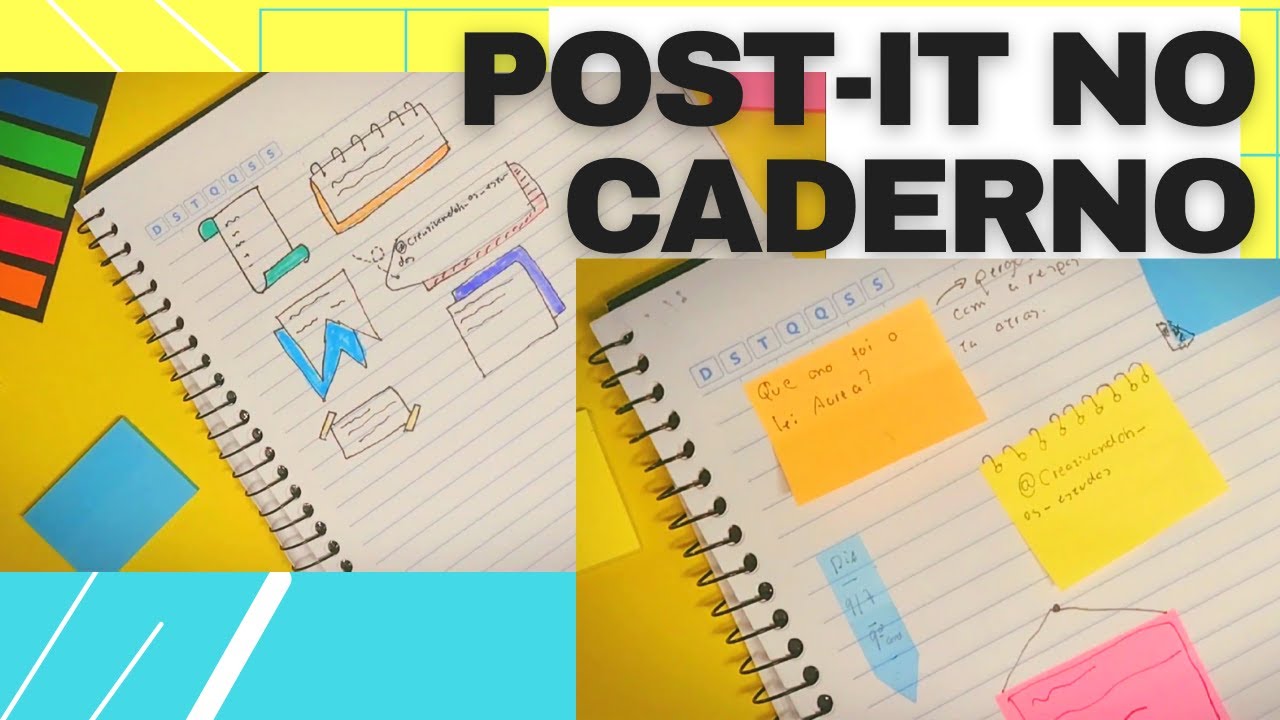 POST IT no caderno! | DICAS PARA DECORAR | David Willian - Creative ...