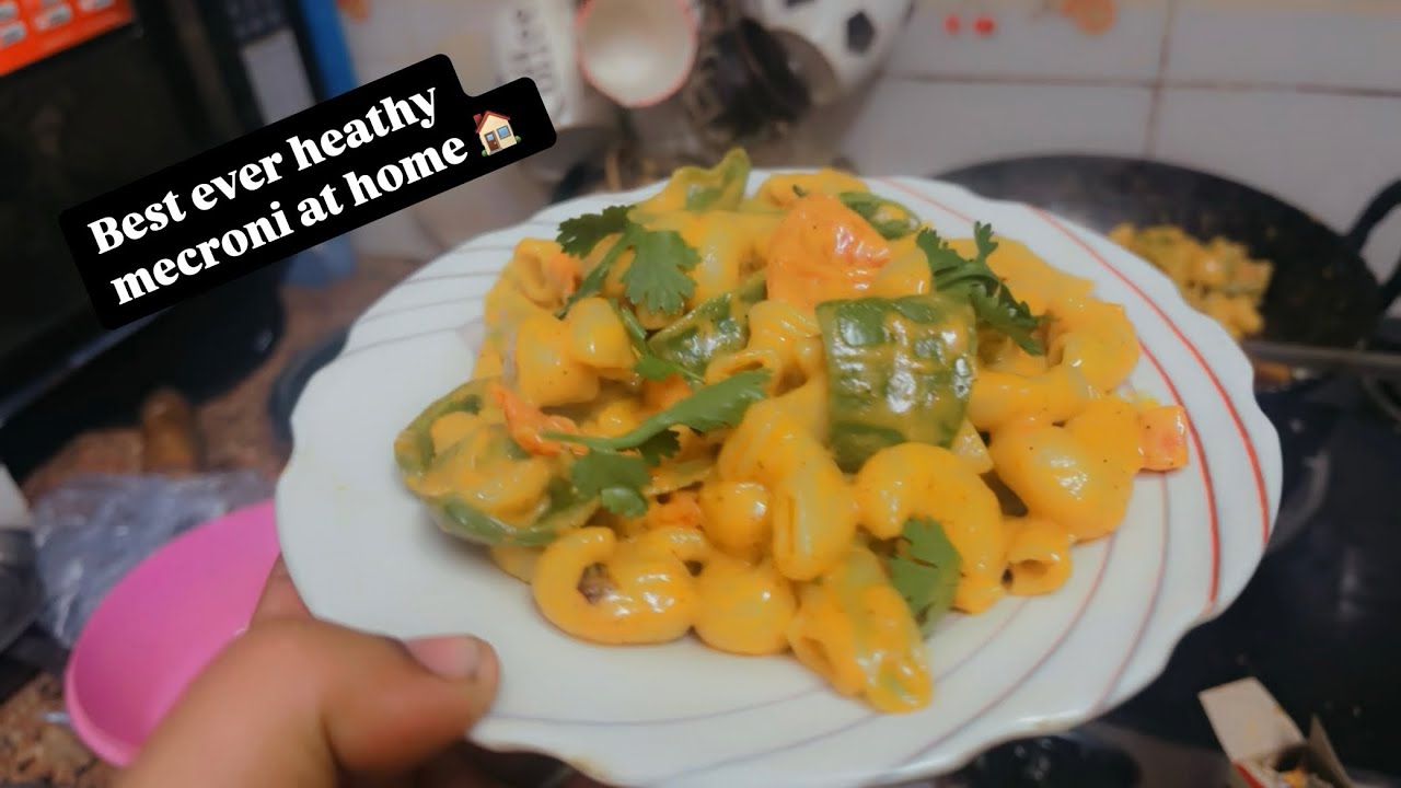 Home made mecroni (heathy style) //#trending #homemade #healthy - YouTube