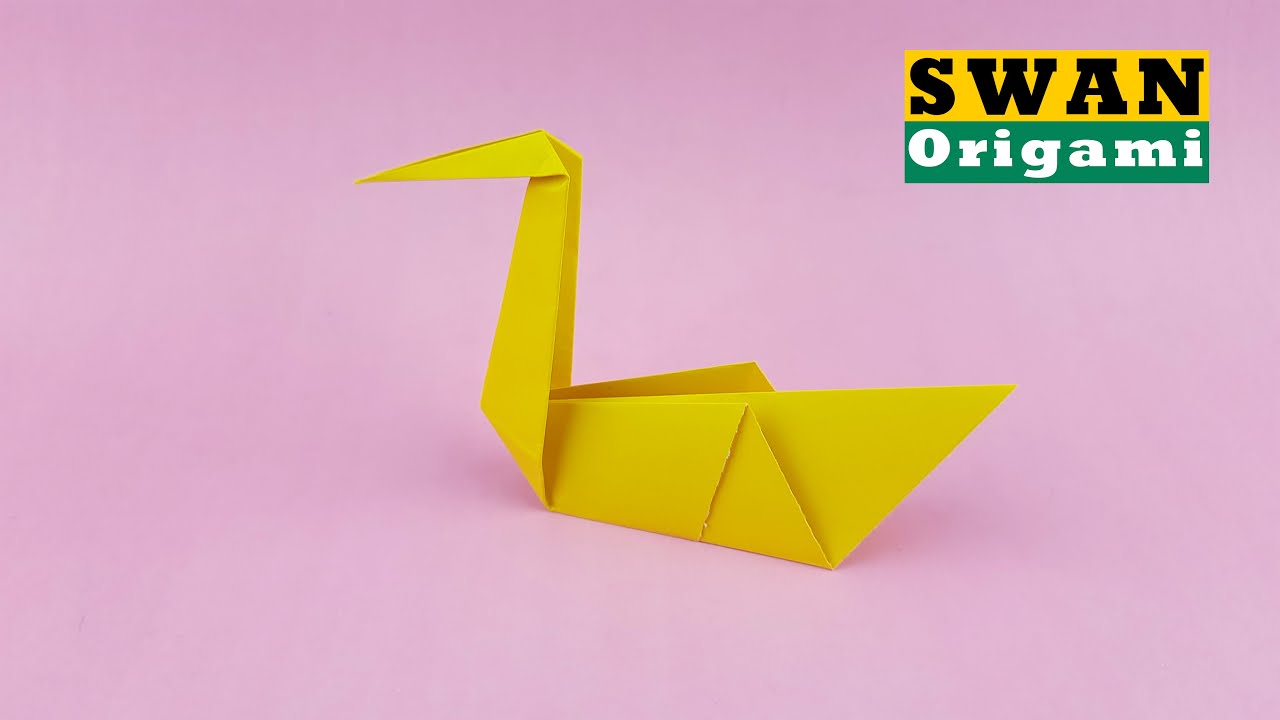 Origami Swan || How to Make Paper SWAN Easy - YouTube