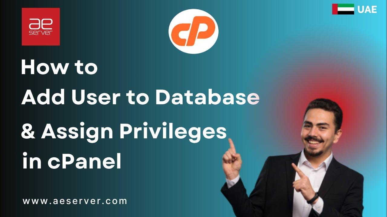 How to add a user to a database and add privileges with AEserver - YouTube