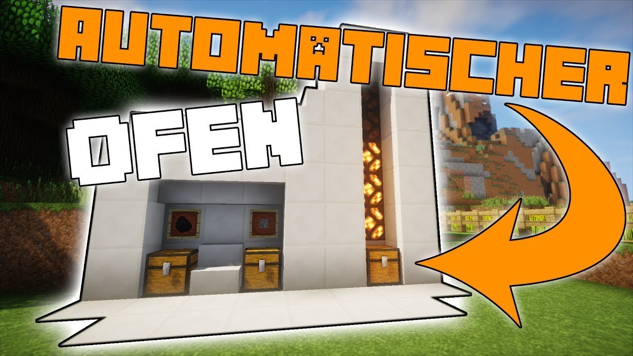 Wie baut man einen Automatischen ofen in [Minecraft]. - YouTube