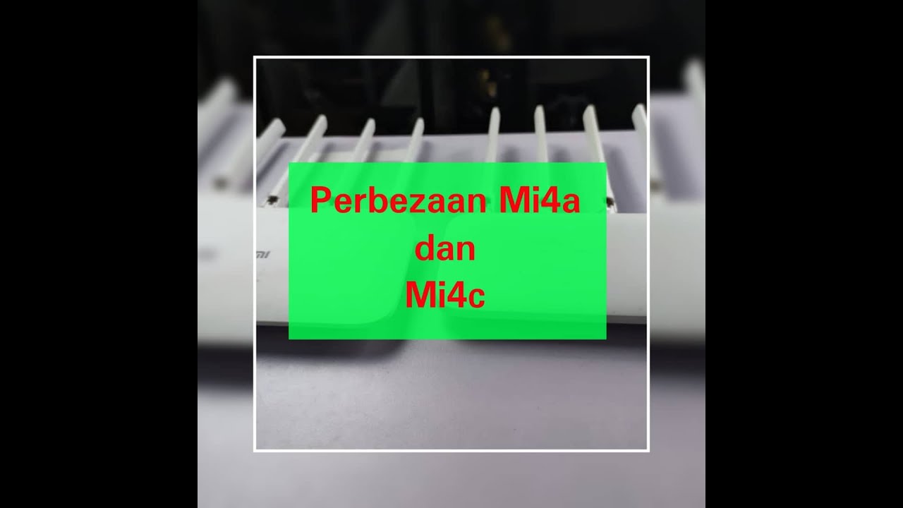 Perbezaan Router mi4c Dan mi4a - YouTube