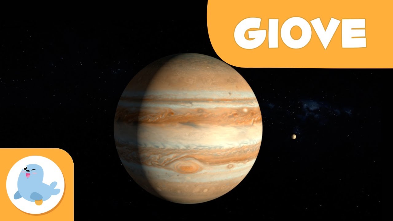 Giove, il pianeta gigante - Il Sistema Solare in 3D per bambini - YouTube