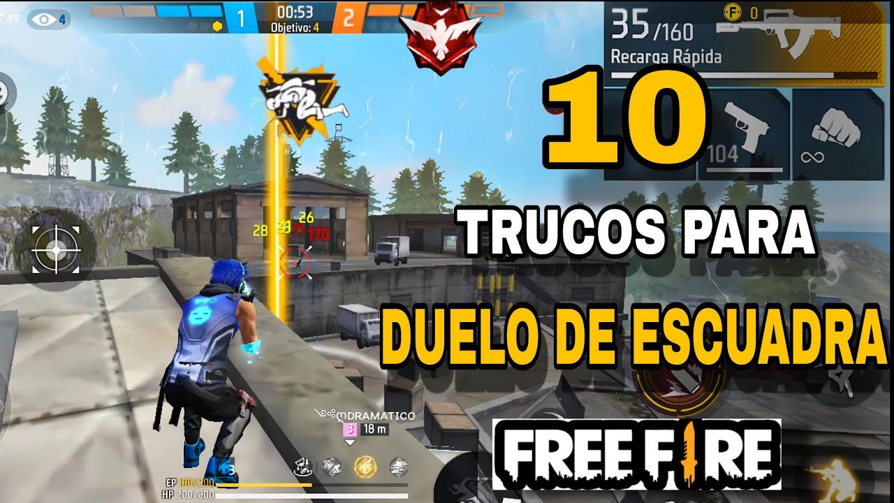 TOP 10 DE TRUCOS *SECRETOS* PARA DUELO DE ESCUADRAS EN FREE FIRE /LLEGARAS A HEROICO - YouTube