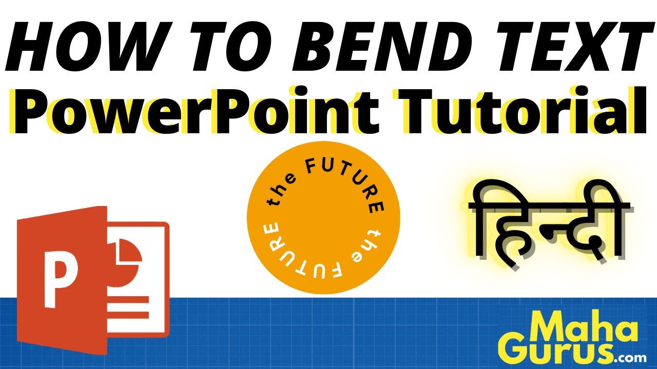 How to Bend Text in Powerpoint in Hindi | Format Text in MS Powerpoint ...