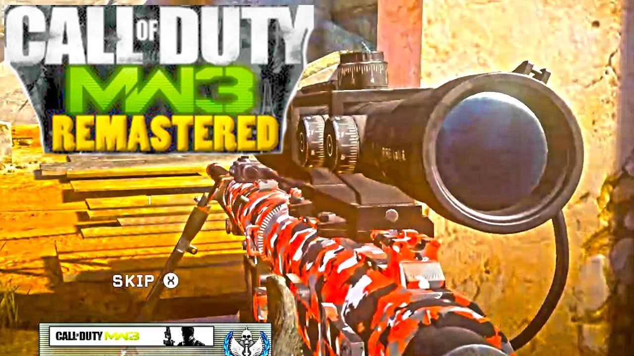Modern Warfare 3 Remastered Snipers Only Free To Use Gameplay No ...