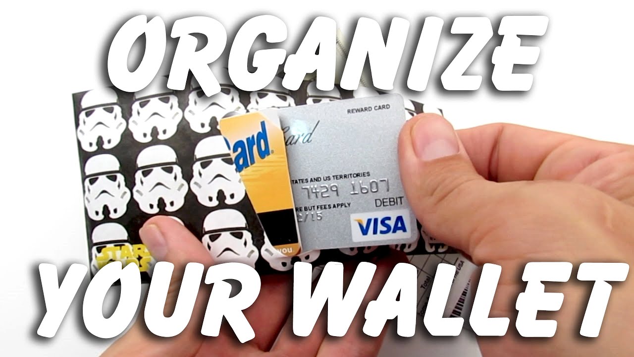 Organizing your Wallet (for thin or thick wallet styles) - YouTube