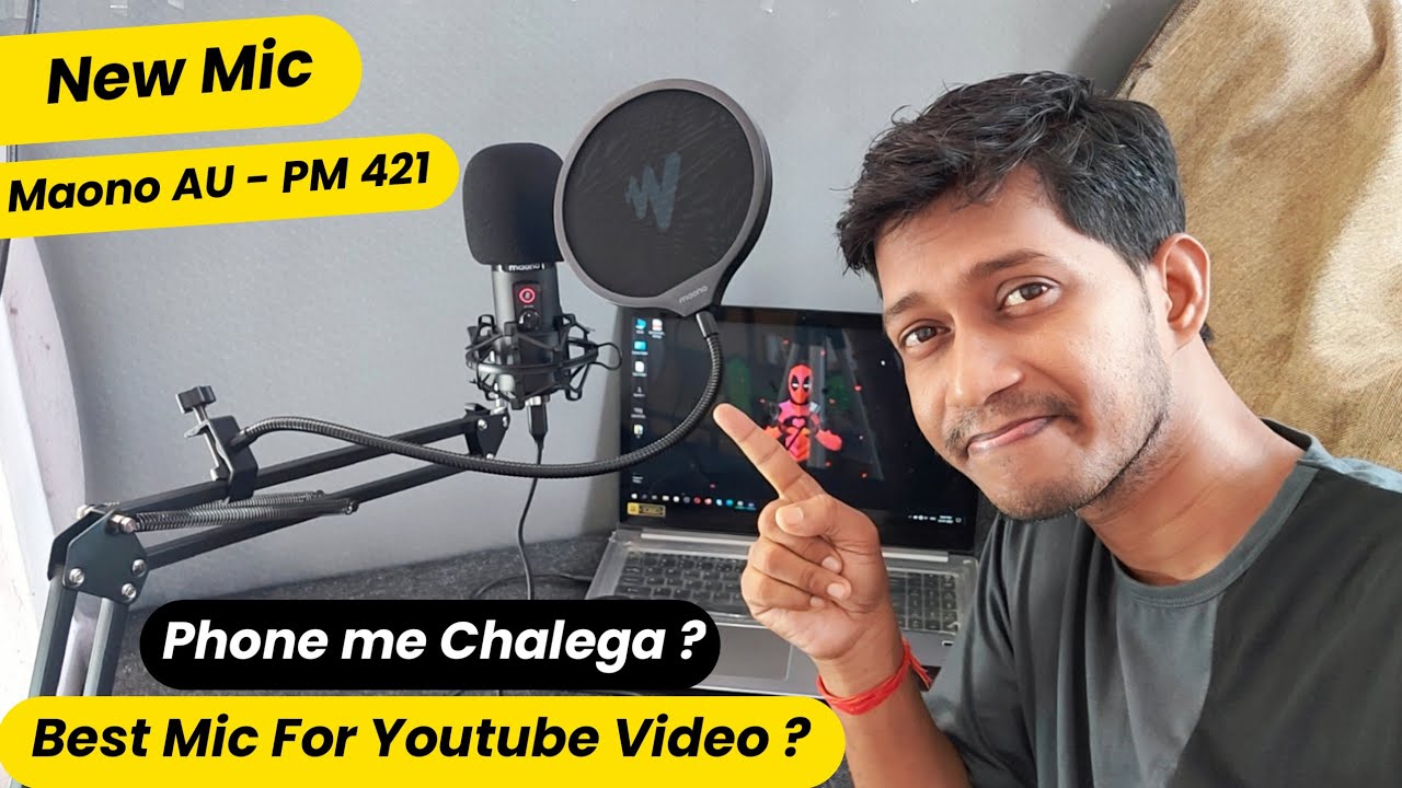 Maono Au Pm 421 Microphone ! installation & Setup ! Best Mic For ...