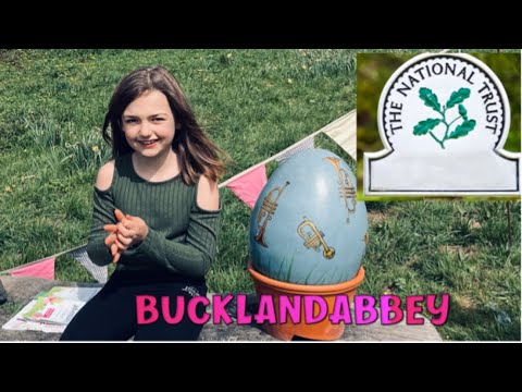 Buckland Abbey Easter Egg Trail #nationaltrust #devon #easter - YouTube