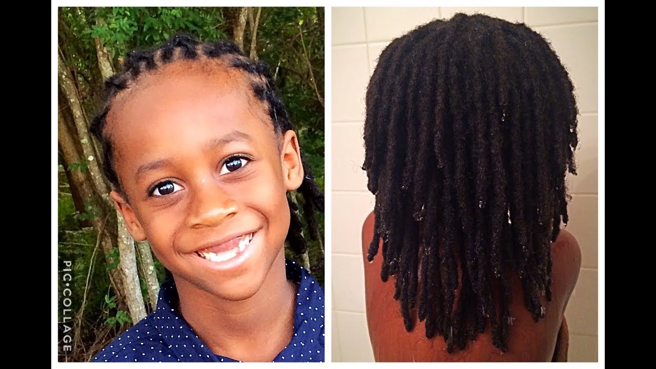 QUICK UPDATE ON ZION'S LOCS - YouTube