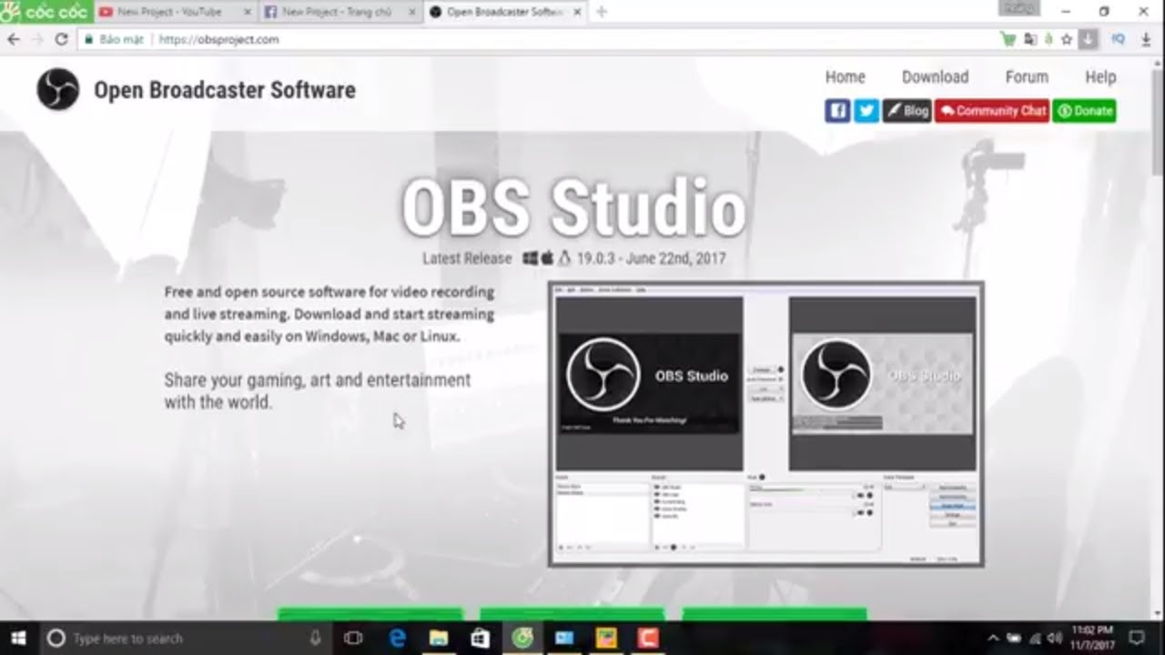 OBS Studio - Open broadcaster software - tải, cài đặt và sử dụng để ...
