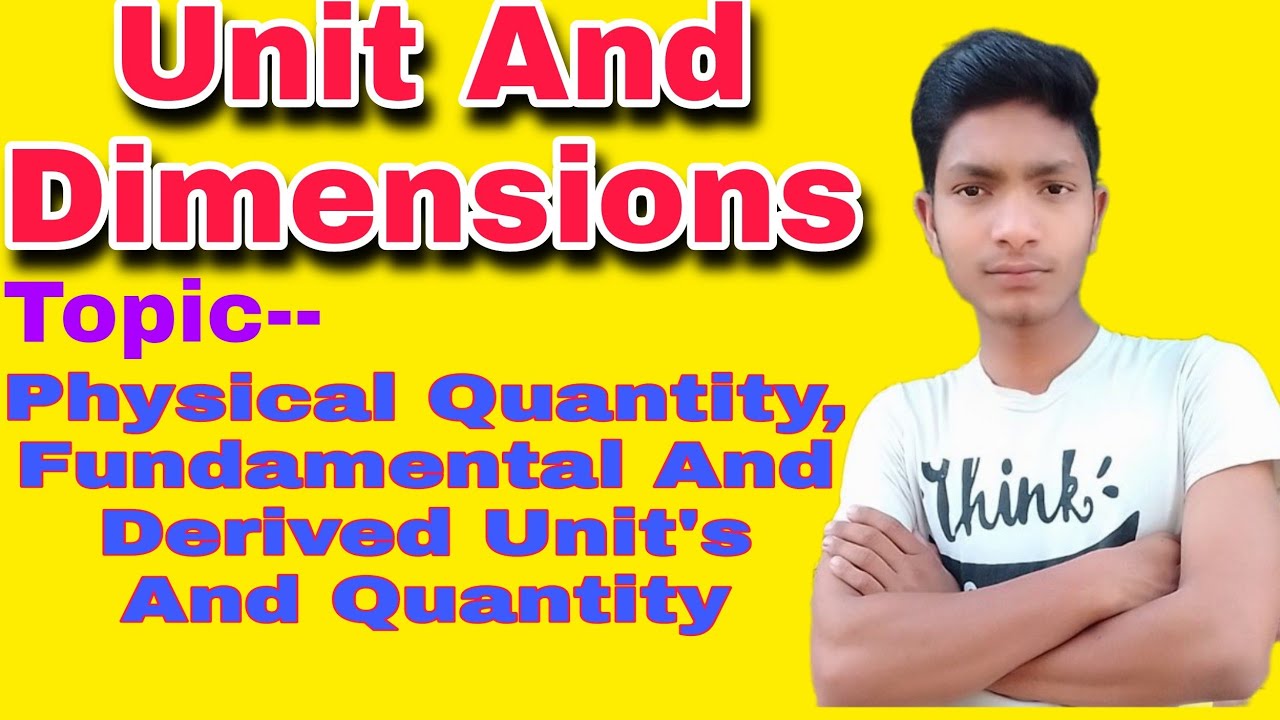 Unit And Dimensions Class 11 @PhysicsWallah - YouTube