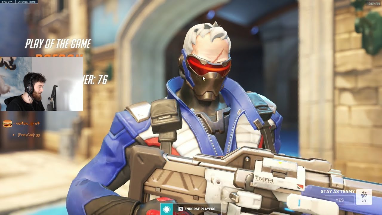 Potg Dafran Shows His Insane Soldier 76 Skill Overwatch 2 Gameplay