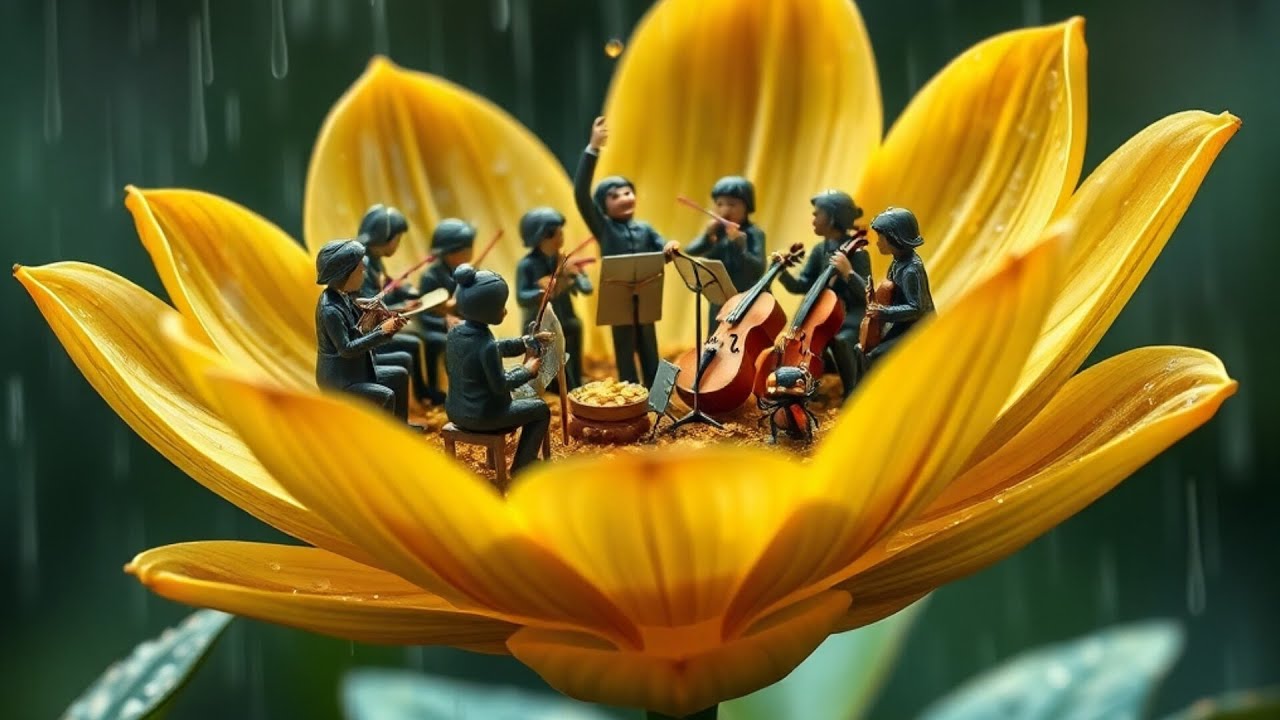The Symphony of Petals | A Miniature Orchestra’s Grand Performance ...