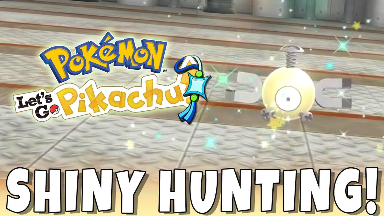 MAGNEMITE SHINY HUNTING IN LET'S GO! Shiny Living Dex Live Stream ...