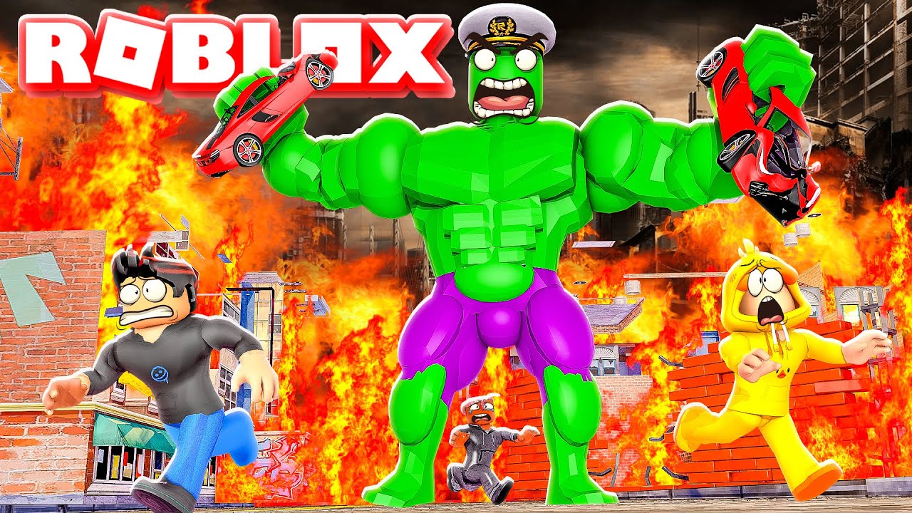 HULK SMASHES EVERYTHING IN ROBLOX - YouTube