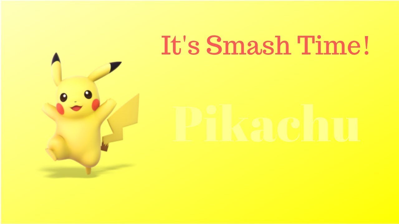 It's Smash Time! - Pikachu - YouTube