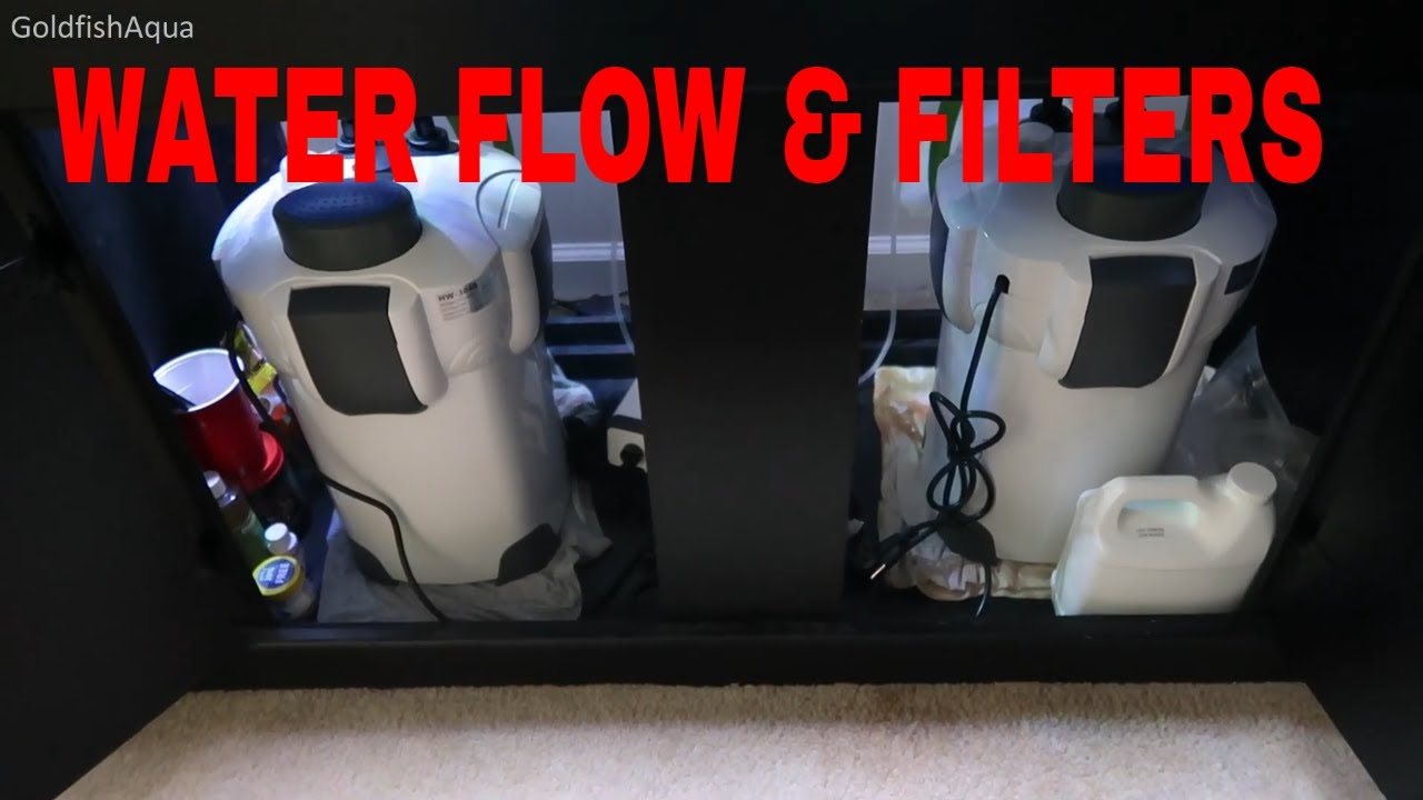 Goldfish Tank WATER FLOW AND FILTERS! - YouTube