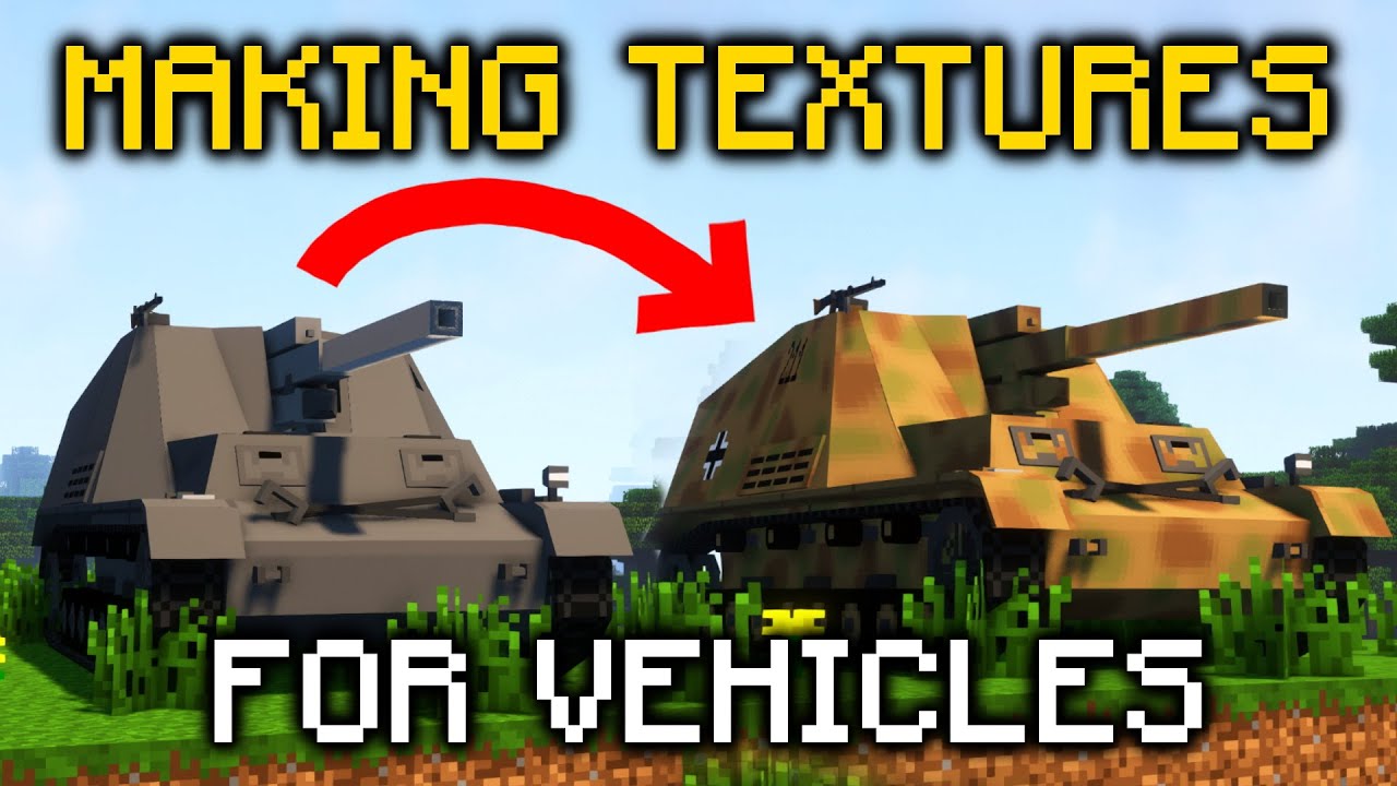 Making Textures for Flans Mod | Tutorial for people who want to take part in competition - YouTube