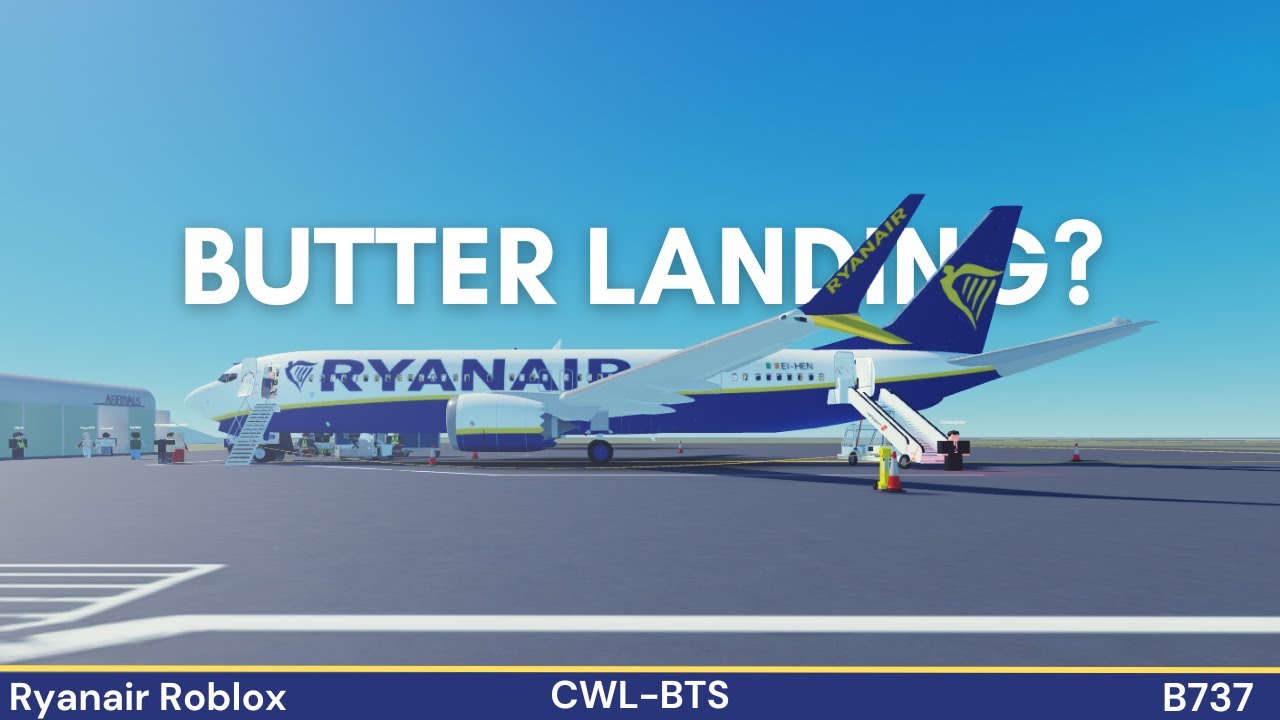 BUTTER LANDING? | Ryanair Roblox Review - YouTube