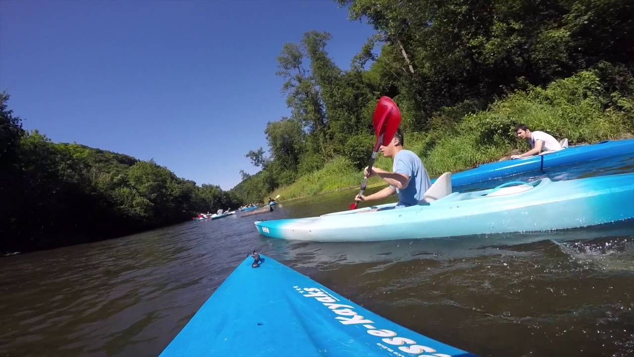 PLAYDAY KAYAK IN DINANT, BELGIUM - YouTube