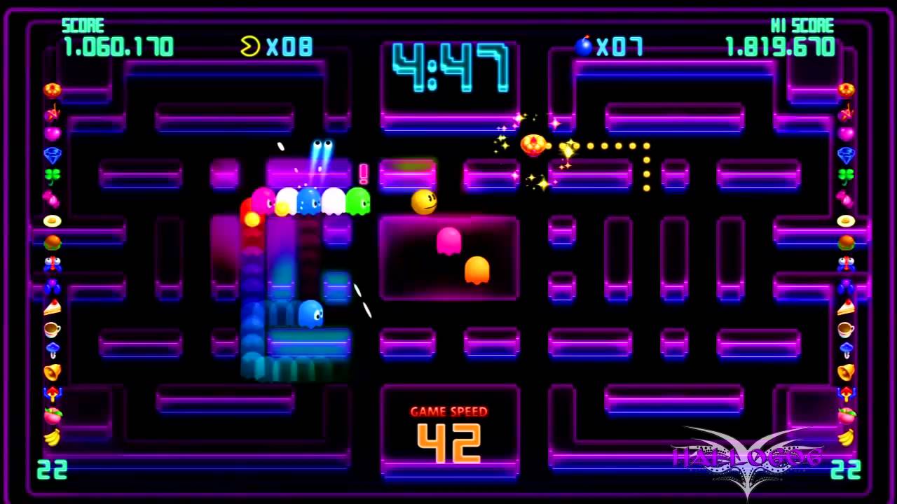 PAC-MAN Championship Edition DX - Score Attack (10 min) Part 2 - YouTube