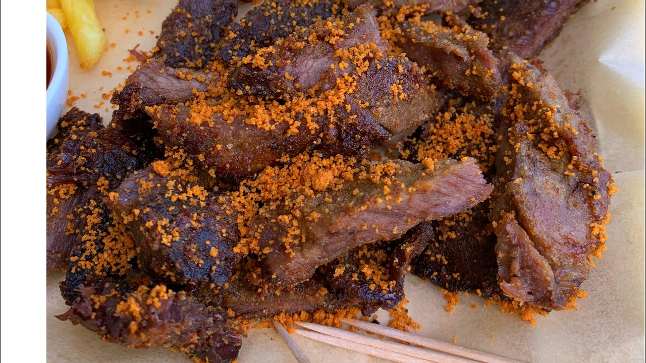 Homemade beef suya: how to make quick and easy beef suya. - YouTube