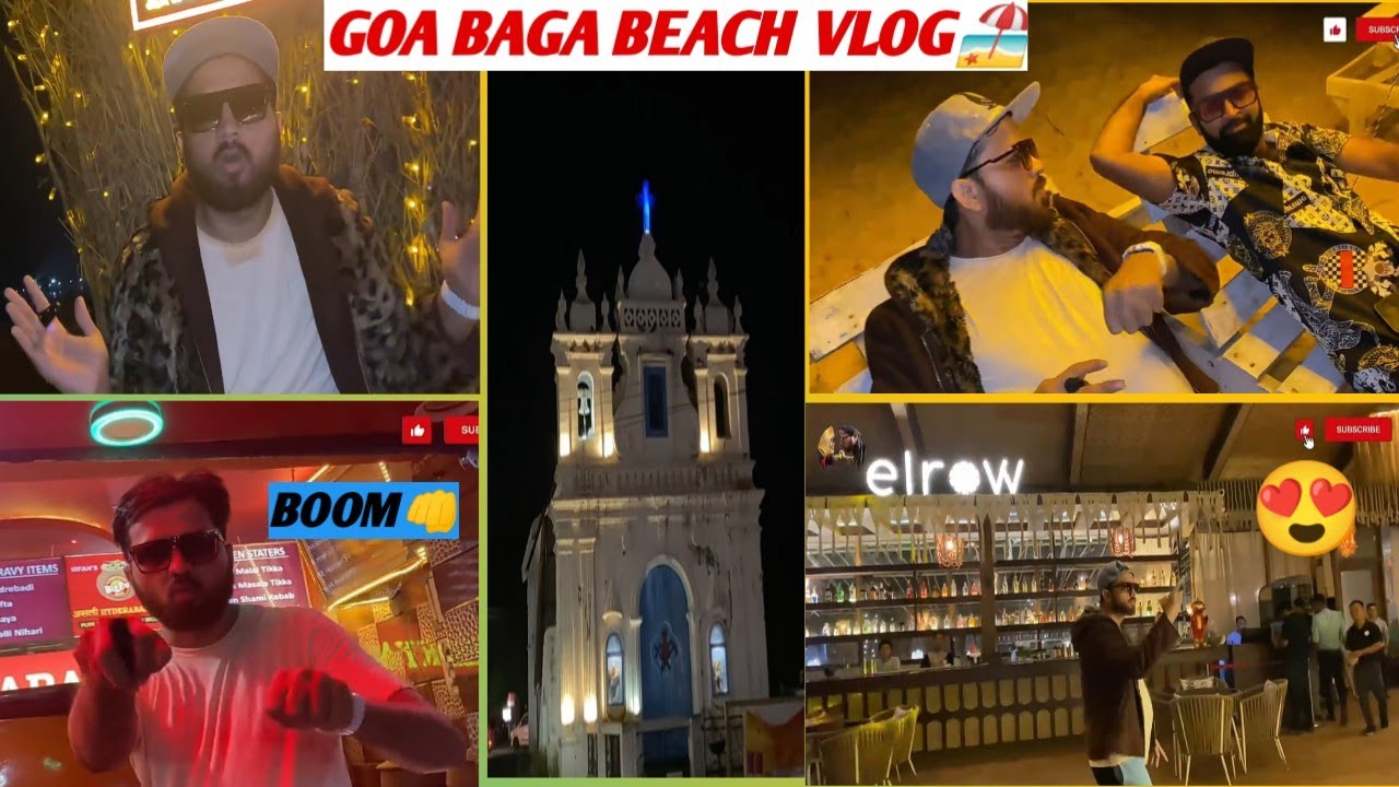 Goa Baga Beach - Nightlife | Day-4 Vlog 2023 | Pubs, Clubs, Parties 😍 ...