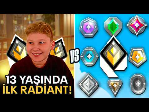 13 YAŞINDA RADİANT vs TÜM RANKLAR! | Valorant