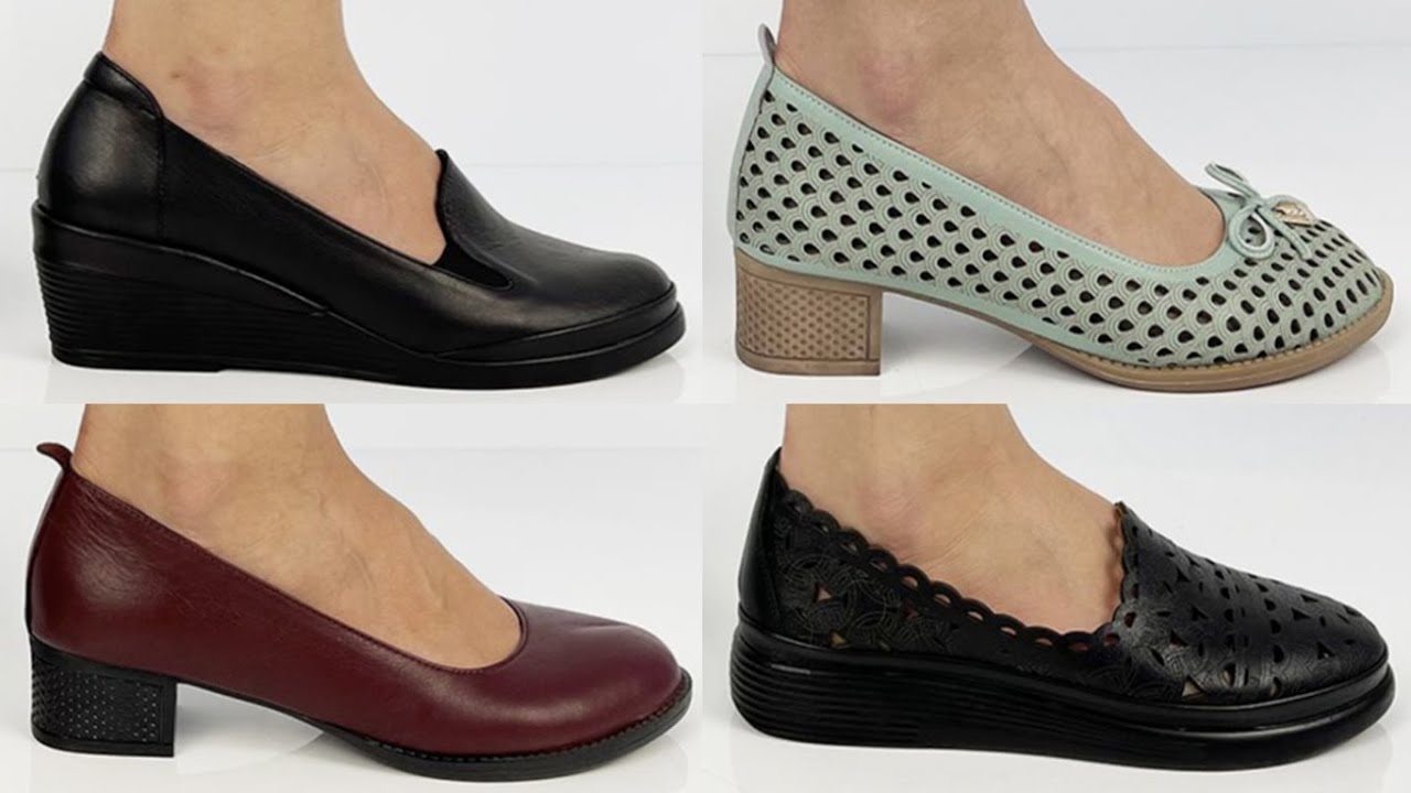 GENUINE LEATHER APPEALING SHOES NEW DESIGNS FOR WOMEN LATEST COMFY SOFT ...