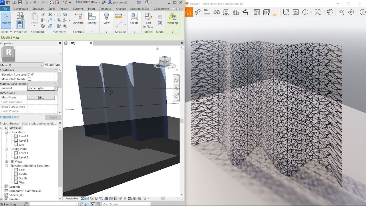 Revit 8 Enscape rendering - YouTube