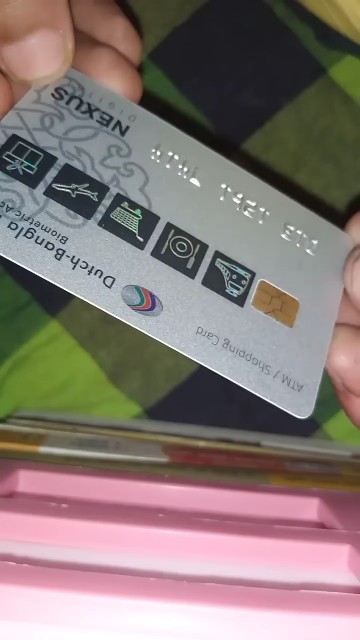 Dutch Bangla Bank Nexus dabit card.#taka - YouTube