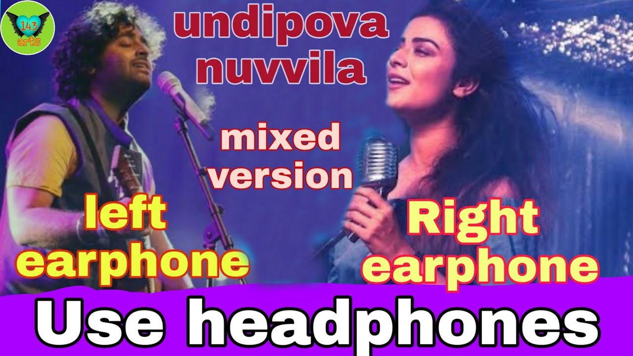 Undipova nuvvila mixed version|male version|female version - YouTube
