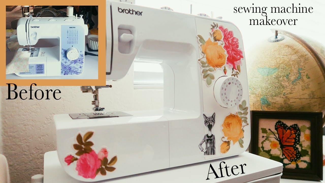 Sewing Machine Makeover - YouTube