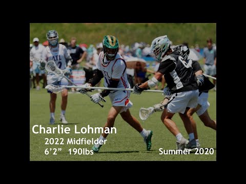 Charlie Lohman (2022 Midfielder) 2020 Summer Lacrosse Highlights - YouTube