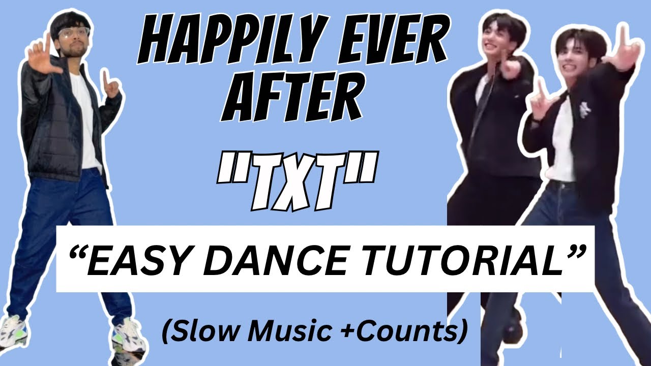 TXT 'Happily Ever After' Mirrored Dance Tutorial | Easy Step By Step # ...