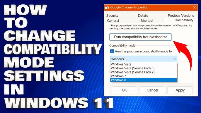 Compatibility Mode Windows 10