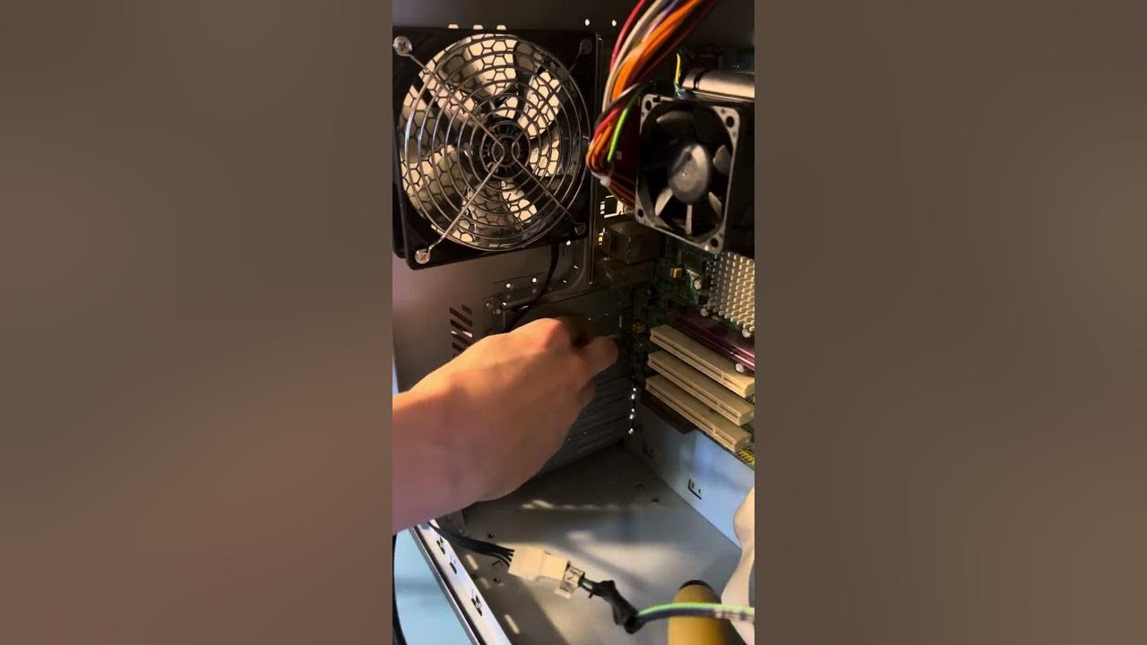 How to install graphics card upgrade into classic desktop PC!! - YouTube