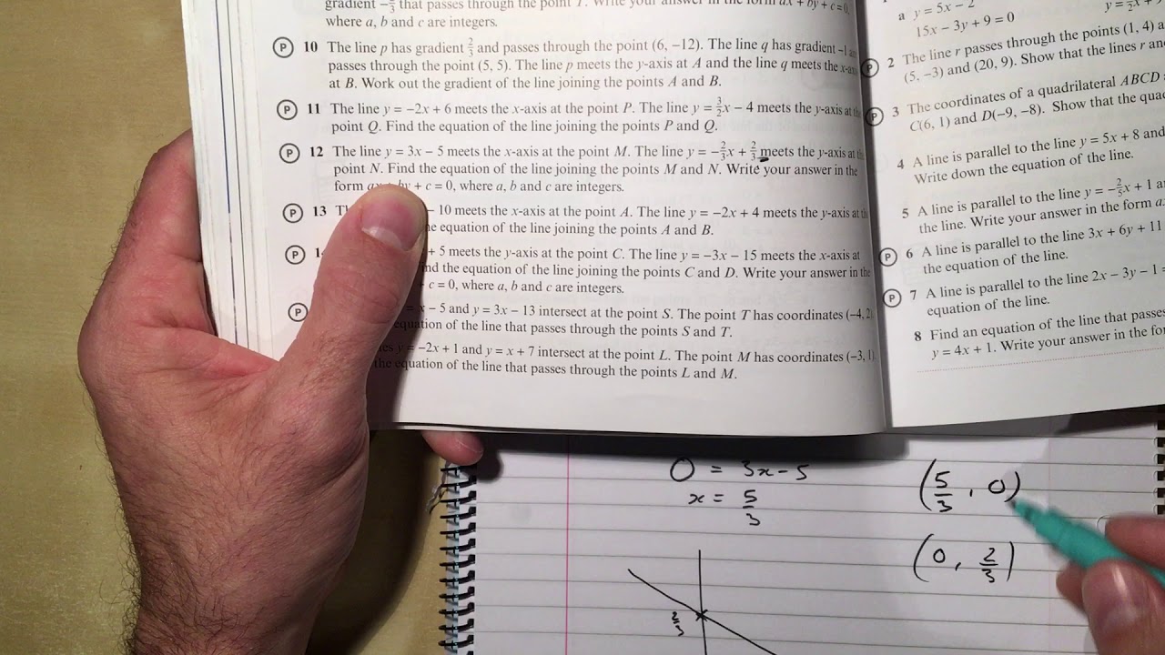 28 Example graphs question Chapter 5 Edexcel Pure AS Level Maths - YouTube