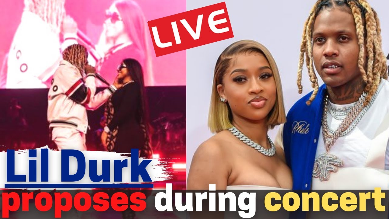 Lil Durk proposes to his girlfriend India Royale - YouTube