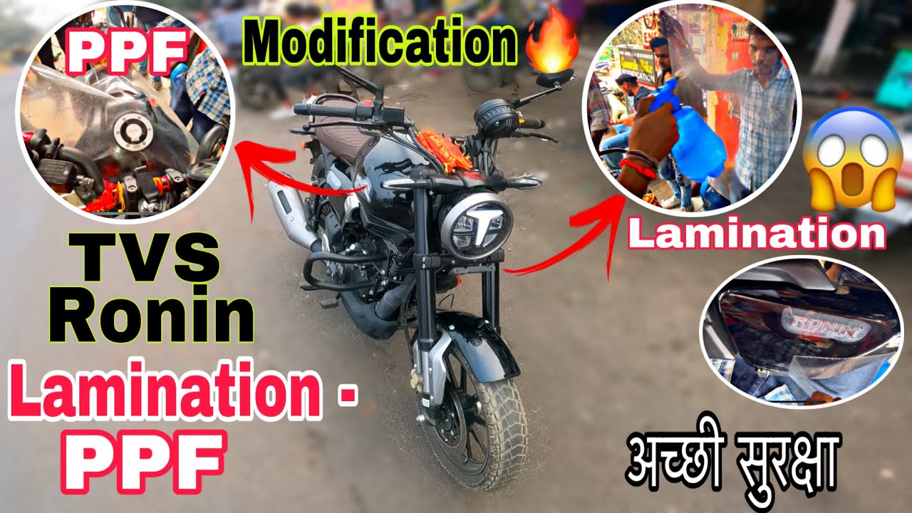 TVS Ronin 😍 | TVS RONIN 225 Full Modification 🔥 | PPF | TVS Ronin 225 ...