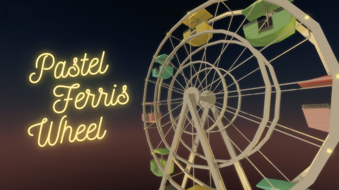 Pastel Ferris Wheel | ROBLOX Studio Speedbuild | dearfaraway - YouTube