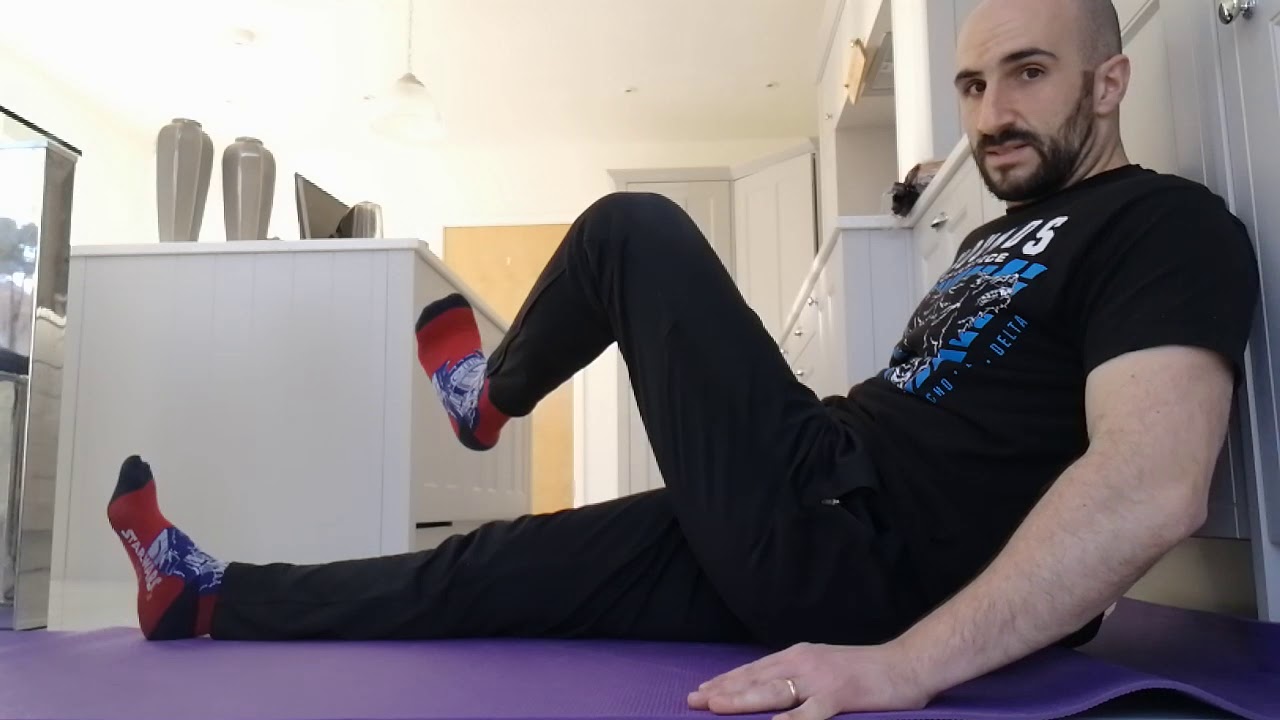 External hip rotation mobilization - YouTube