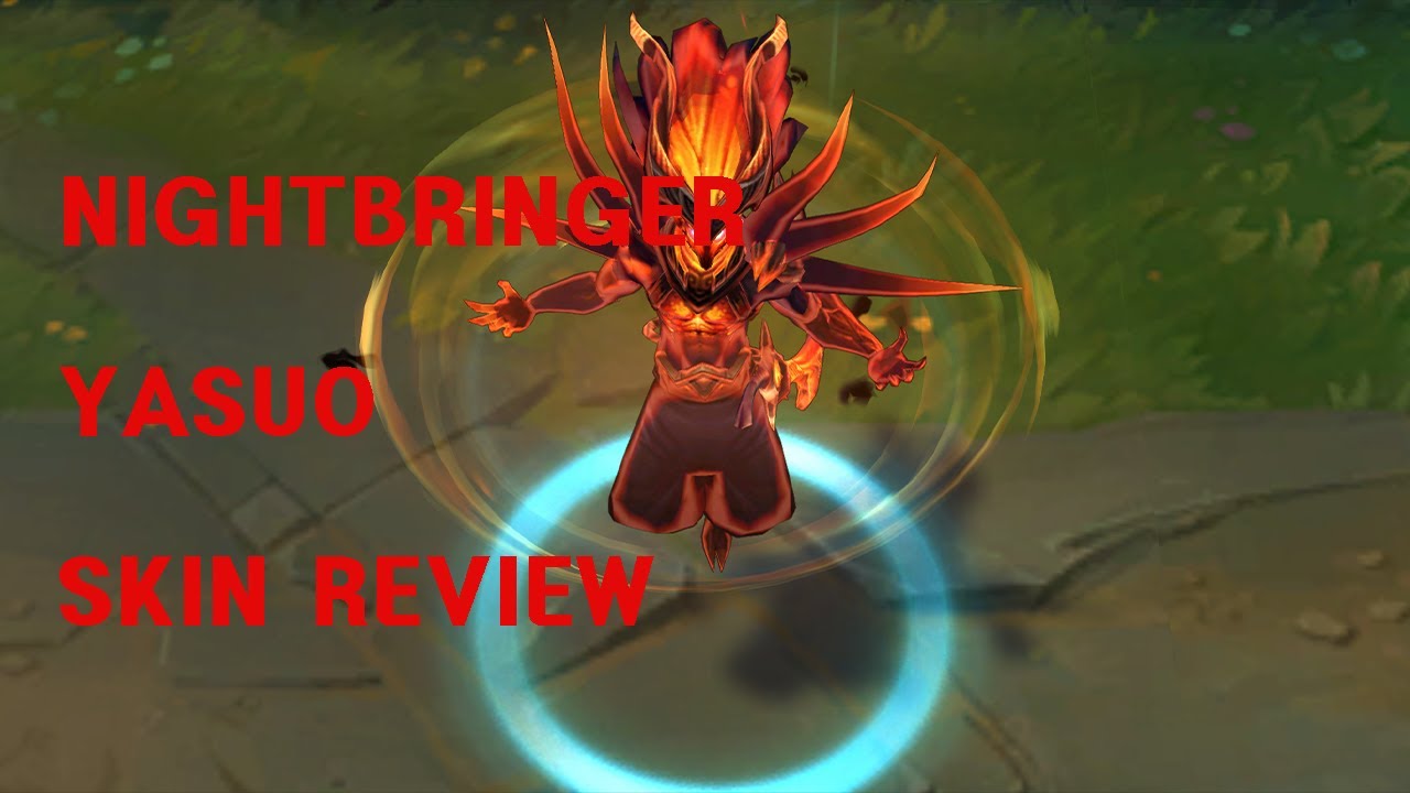 NIGHTBRINGER SKIN YASUO-League of Legends - YouTube